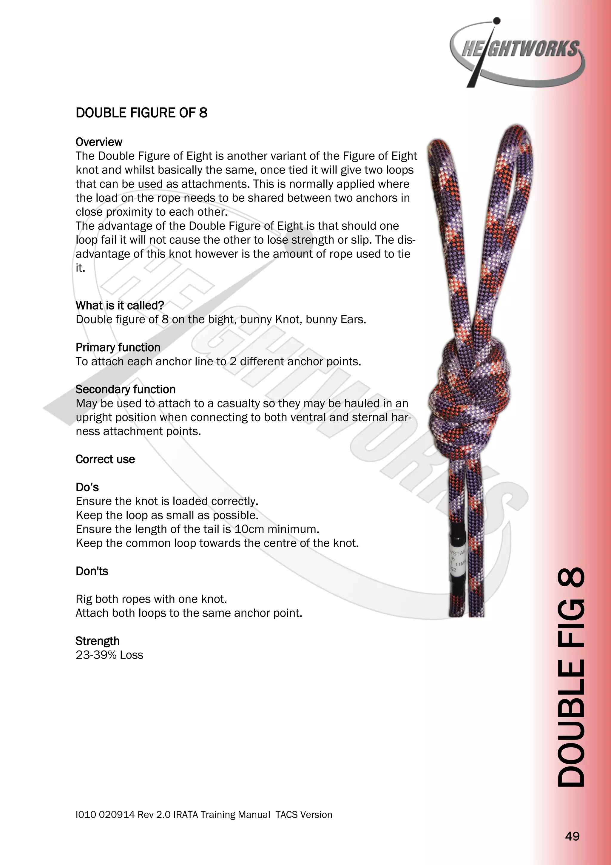Heightworks IRATA Training Manual Version 2 - Rope Access Training ...