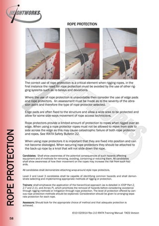 Heightworks IRATA Training Manual Version 2 - Rope Access Training ...