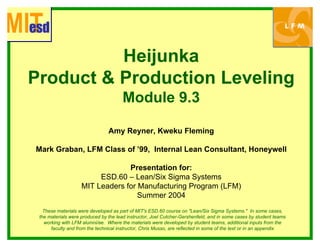 Heijunka | PPT