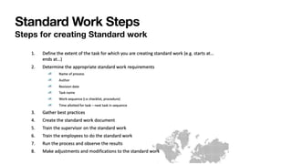 Heijunka, Standard work and Kaizen.pdf | Business | Business and Finance