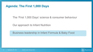 Heiko Schipper The first 1,000 days - Nestlé leadership in infant ...