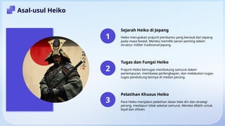 Materi sejarah kelas XI Heiho PRAJURIT PEMBANTU JEPANG | PPTX
