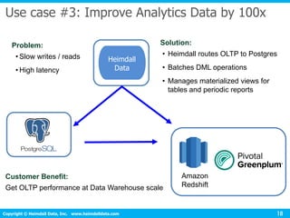 Heimdall Data Overview 2018 | PDF | Databases | Computer Software and Applications