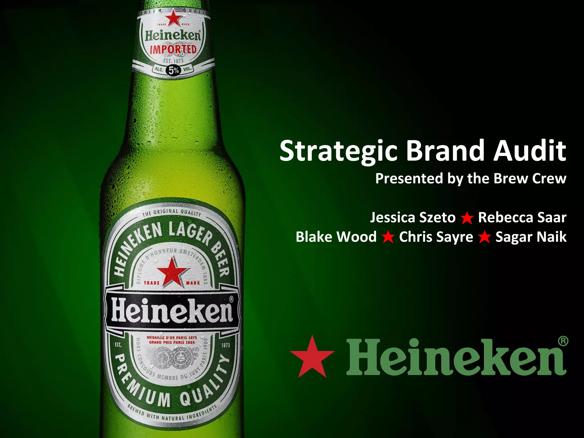Heineken Brand Audit - Hult MBA program | PDF