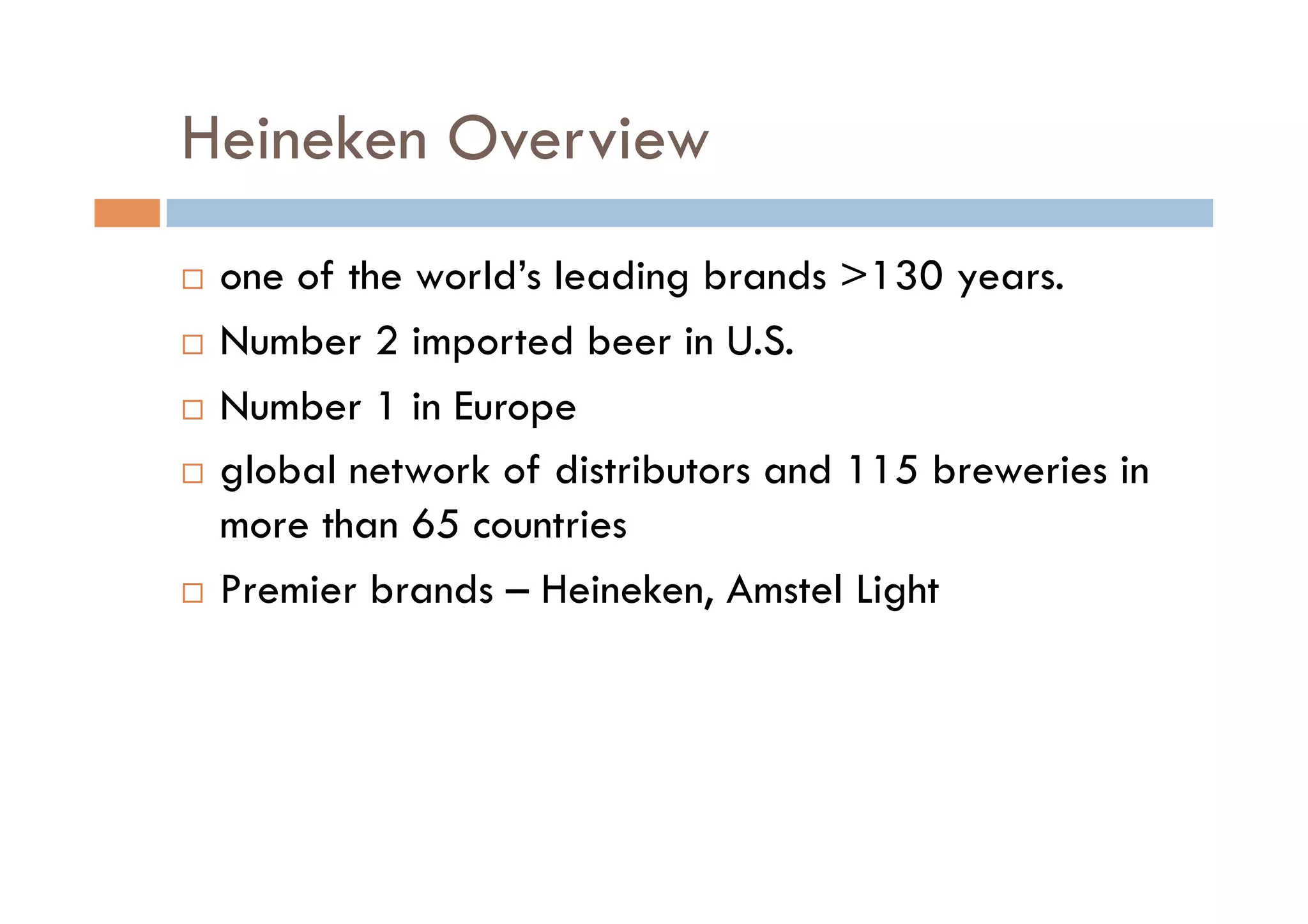 Heineken case study | PDF