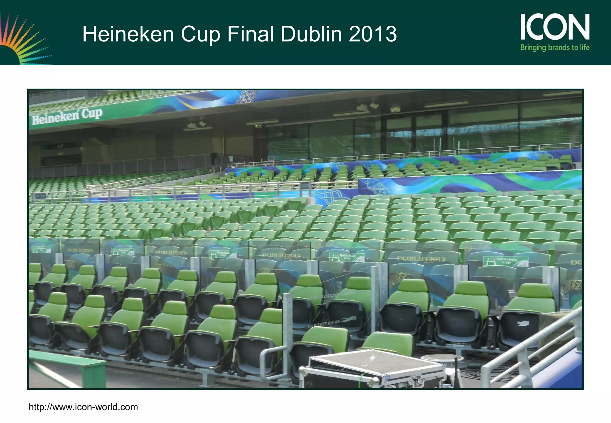 Heineken Cup Final Dublin 2013 | PPT