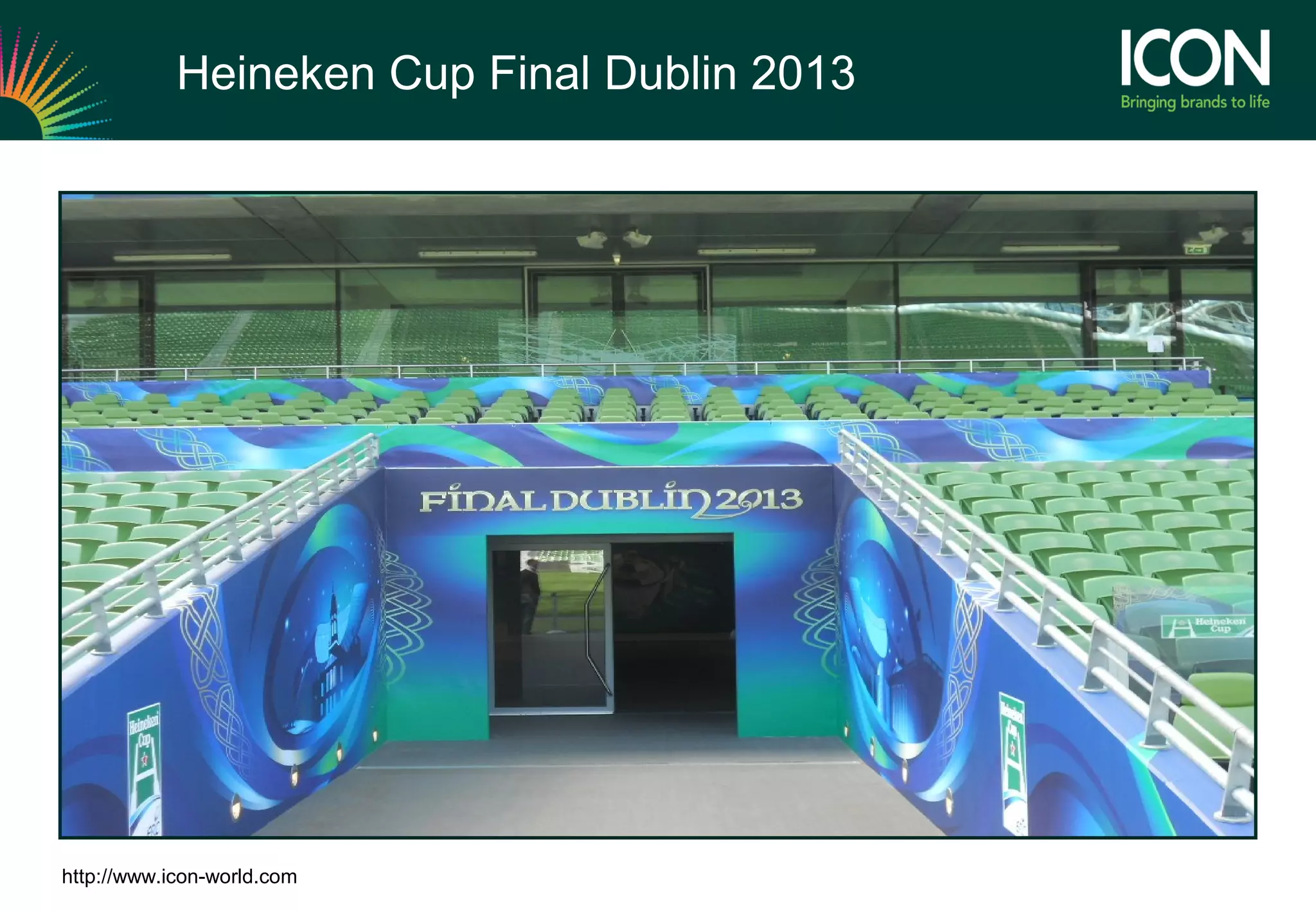 Heineken Cup Final Dublin 2013 | PPT