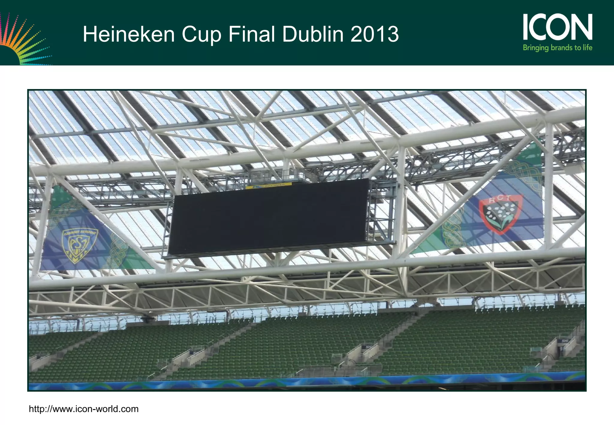 Heineken Cup Final Dublin 2013 | PPT