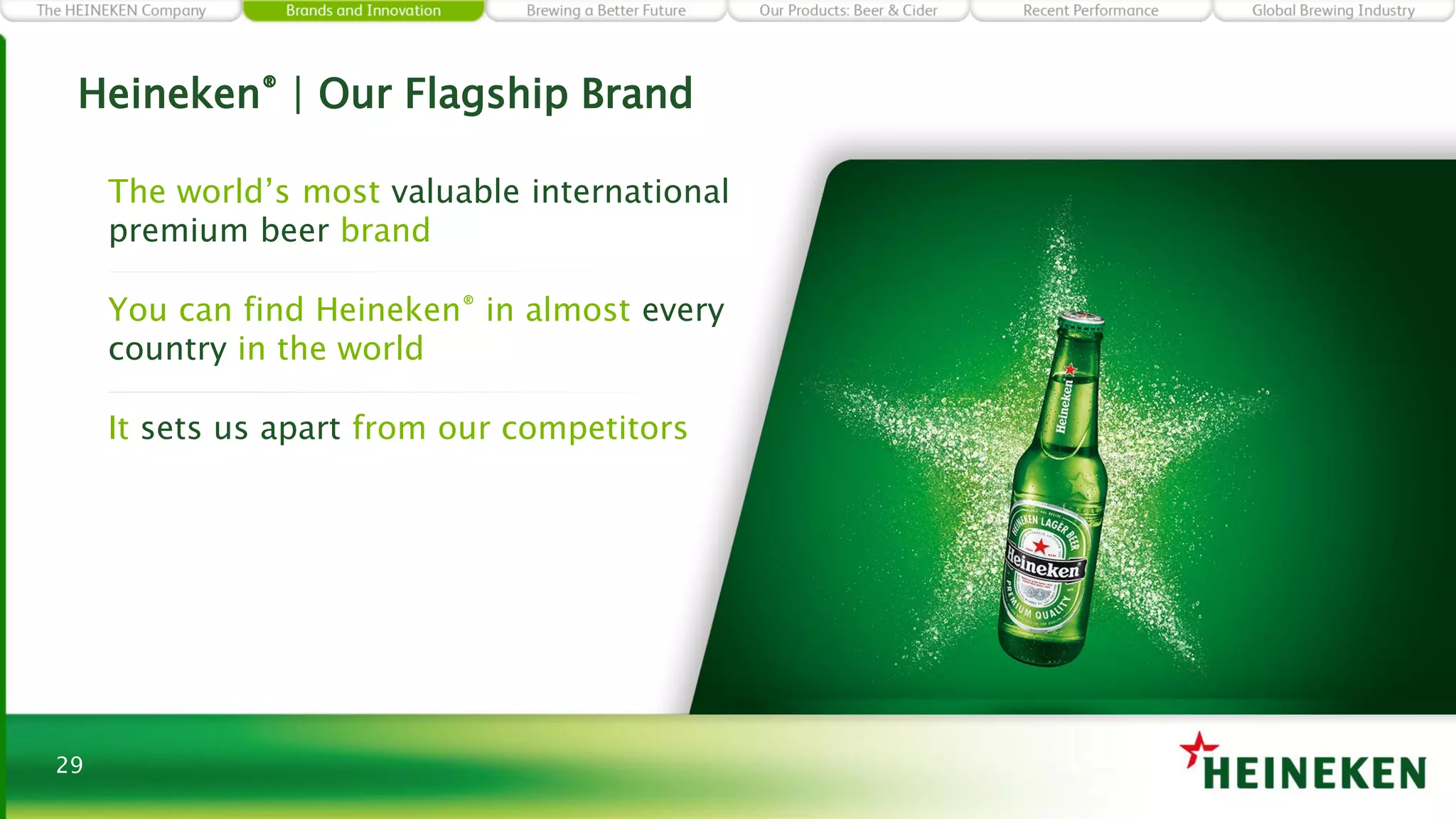 Heineken NV 2014 company presentation | PDF