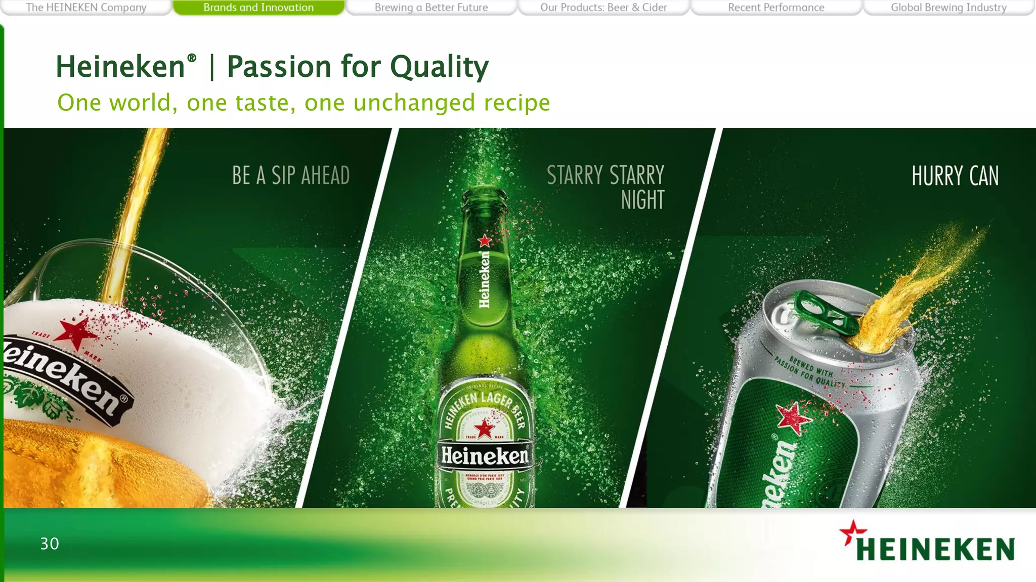 Heineken NV 2014 company presentation | PDF