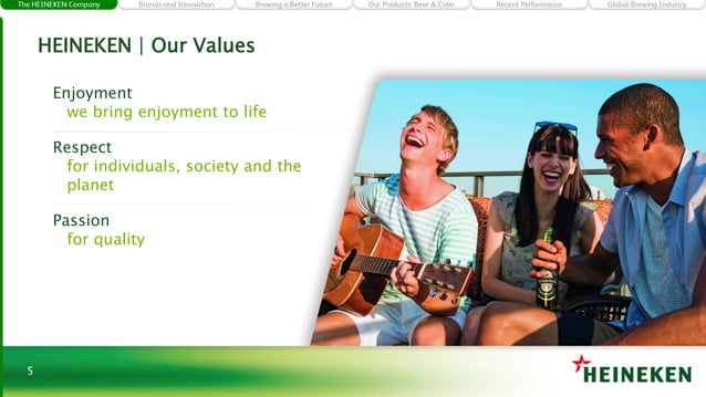 Heineken NV 2014 company presentation | PDF | Business | Business and ...