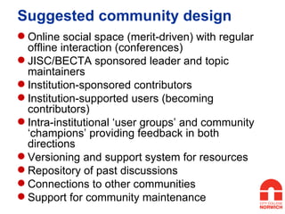 Open Source Community Models for Supporting Educational Practice | PPT