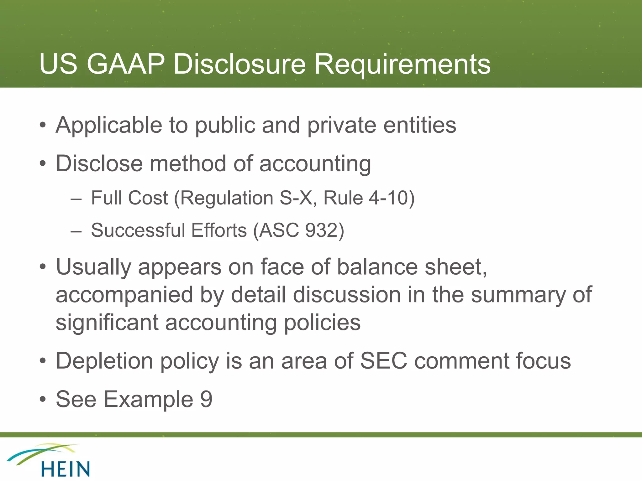 Disclosures About Oil and Gas Producing Activities | PDF