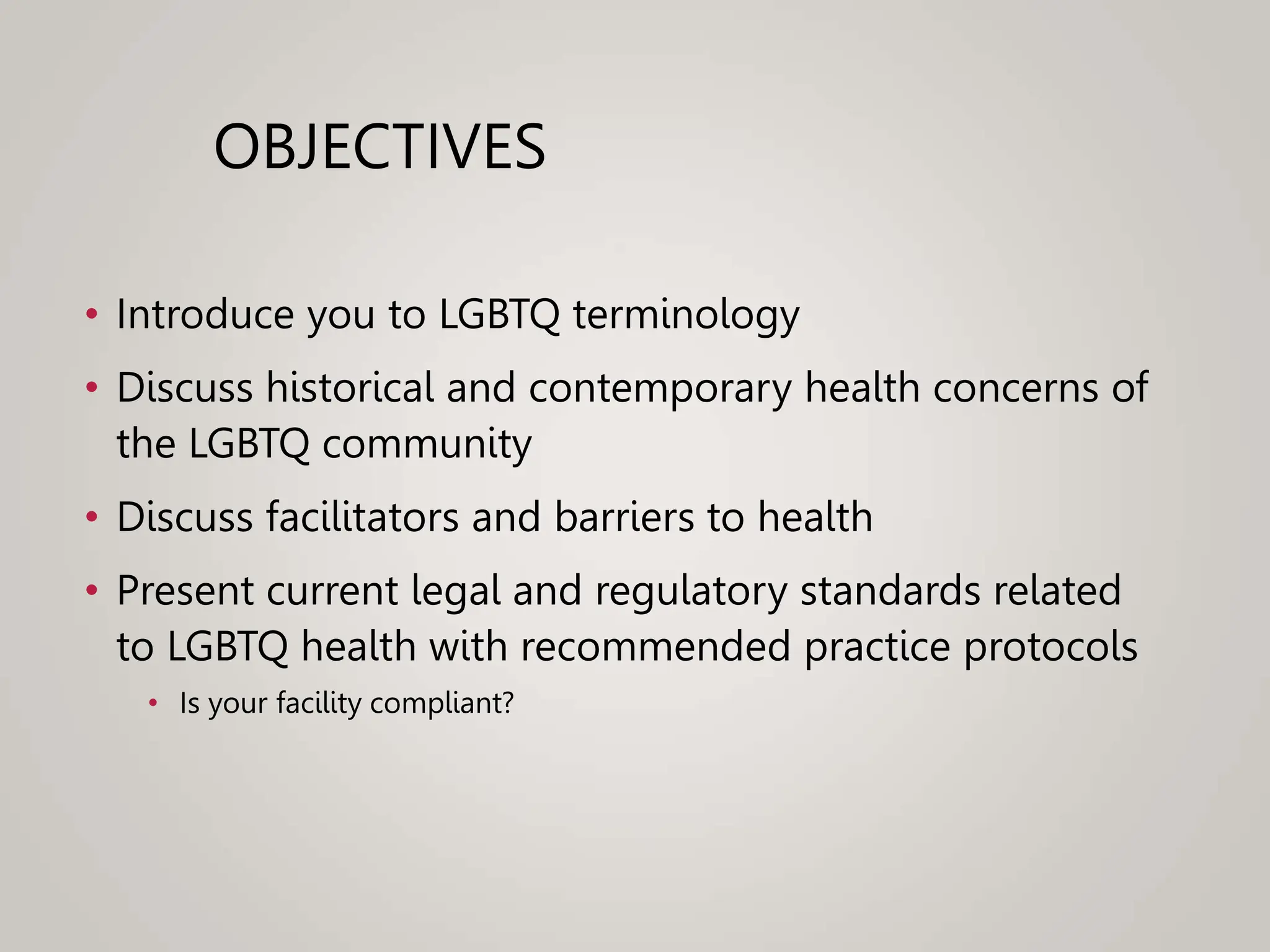 LGBTQ Health: Diversity and Inclusion all | PPT