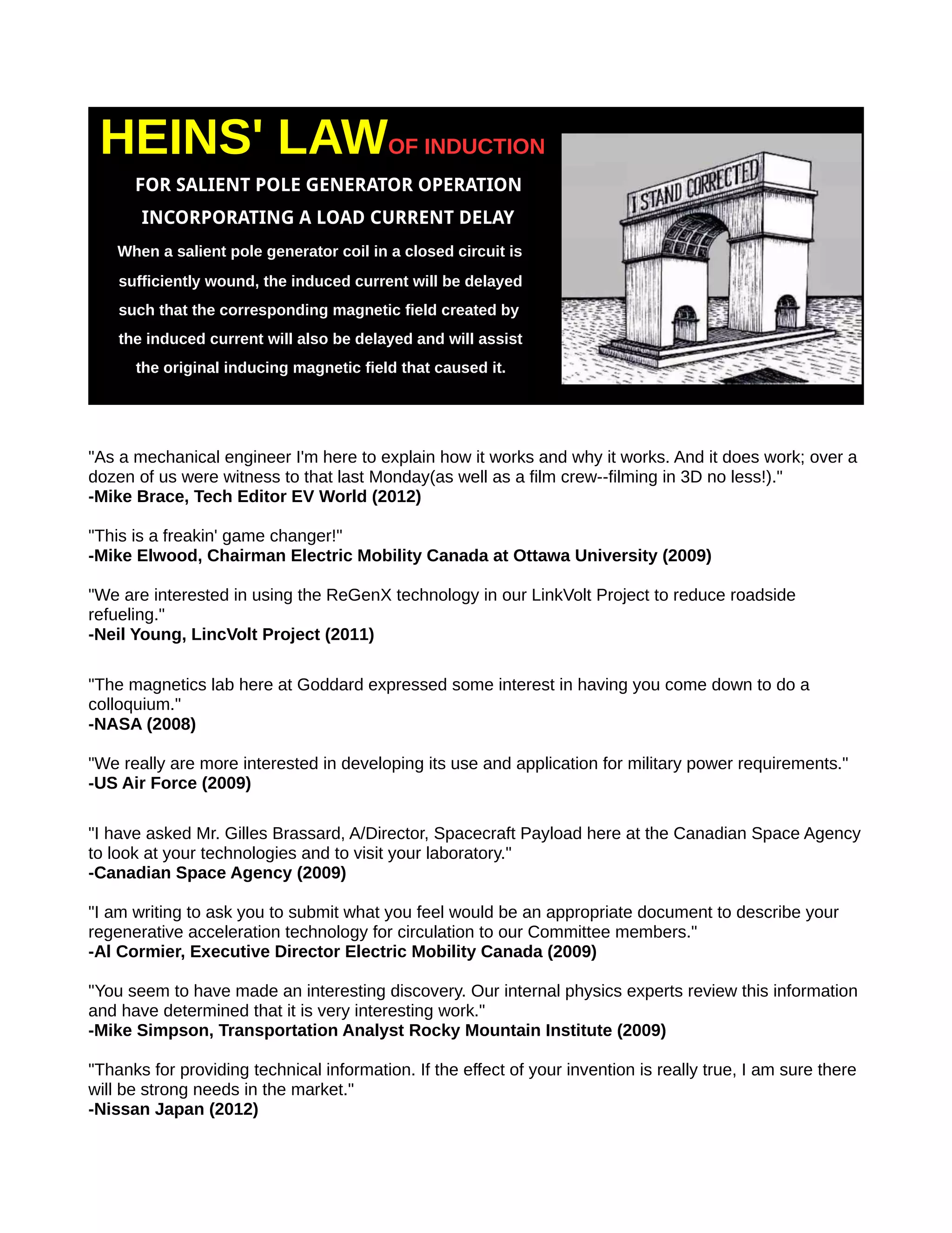 HEINS LAW for Salient Pole Electric Generators INCORPORATING A LOAD CURRENT DELAY | PDF
