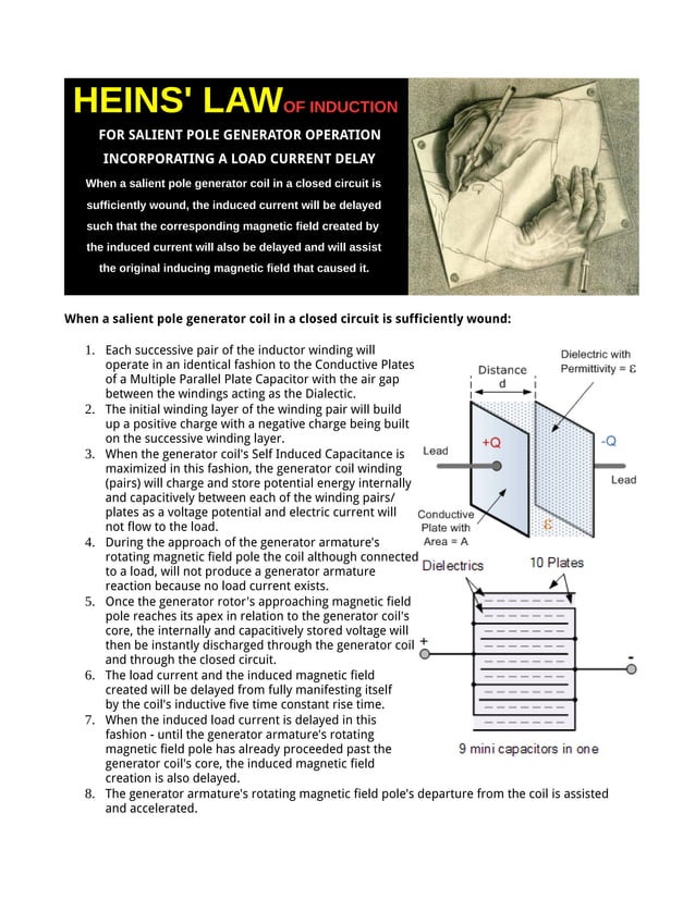 HEINS LAW for Salient Pole Electric Generators INCORPORATING A LOAD CURRENT DELAY | PDF | Free ...