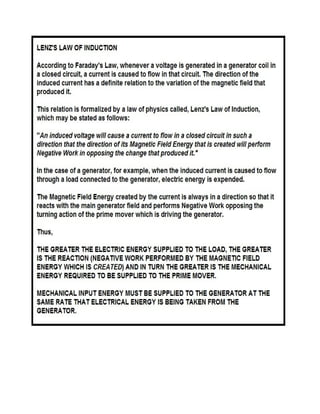 Heins' Law of Induction & Expanded Lenz's Law | PDF | Physics | Science
