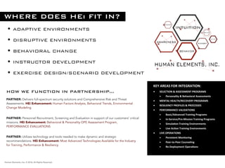 Human Elements Overview 2014 | PDF