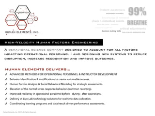 Human Elements Overview 2014 | PDF