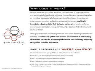 Human Elements Overview 2014 | PDF