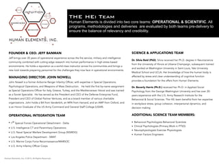 Human Elements Overview 2014 | PDF