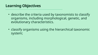 HEIRARCHICAL TAXONOMIC CLASSIFICATION.pptx