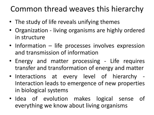Heirarchy of life forms and classification.pptx | Biological Sciences ...
