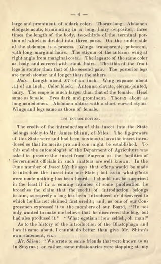 Fig Caprification Or the Setting of the Fruit: by Byron Martin Lelong ...