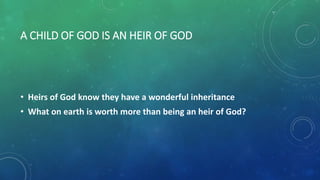 Heirs of god | PPT
