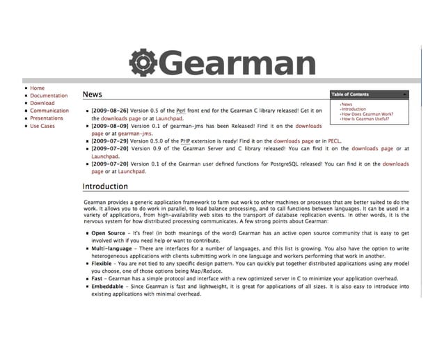 Gearman and Django - working, later | PPT