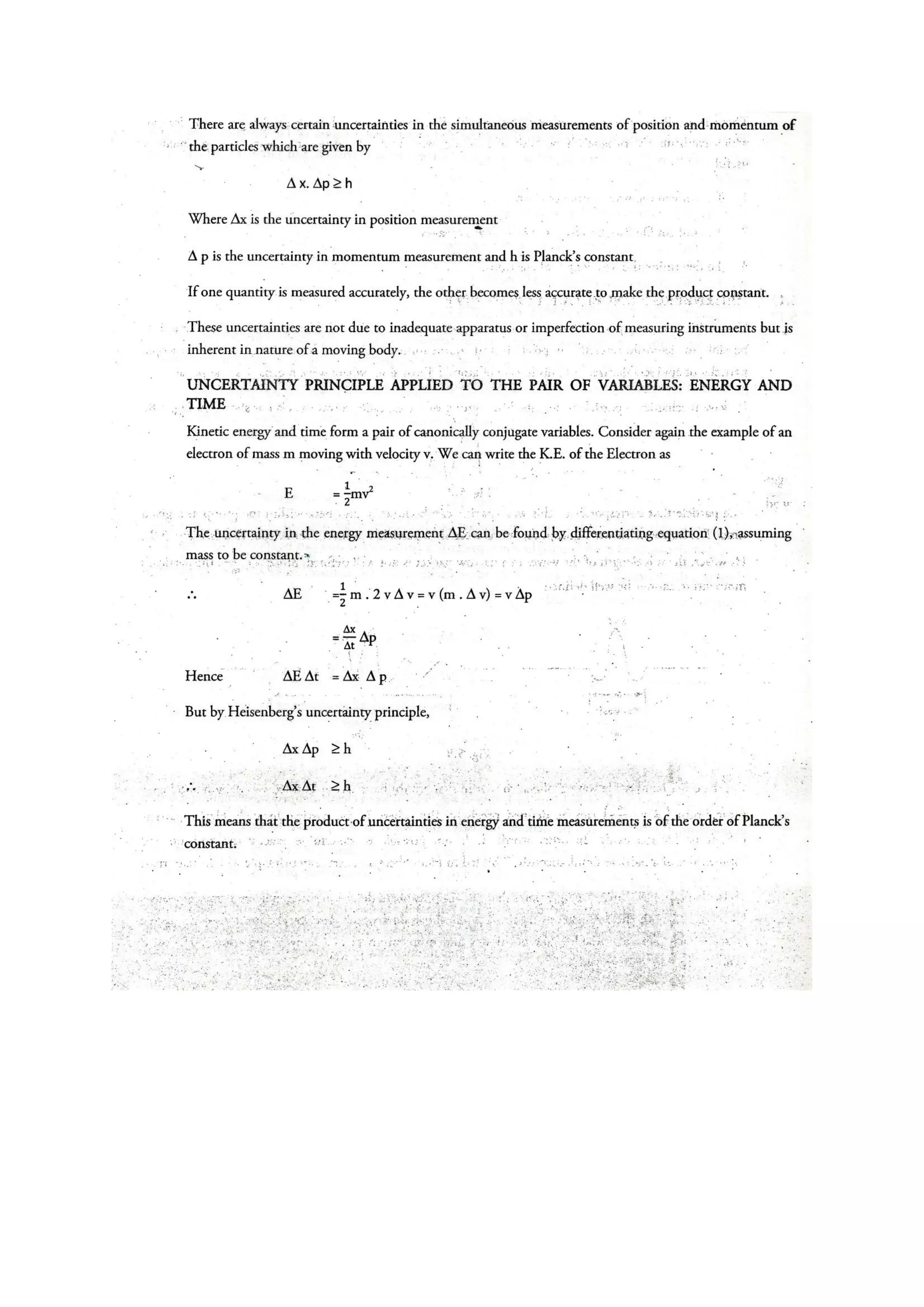 Heisenberg uncertainity principle & wave particle duality roll (422) d1 ...