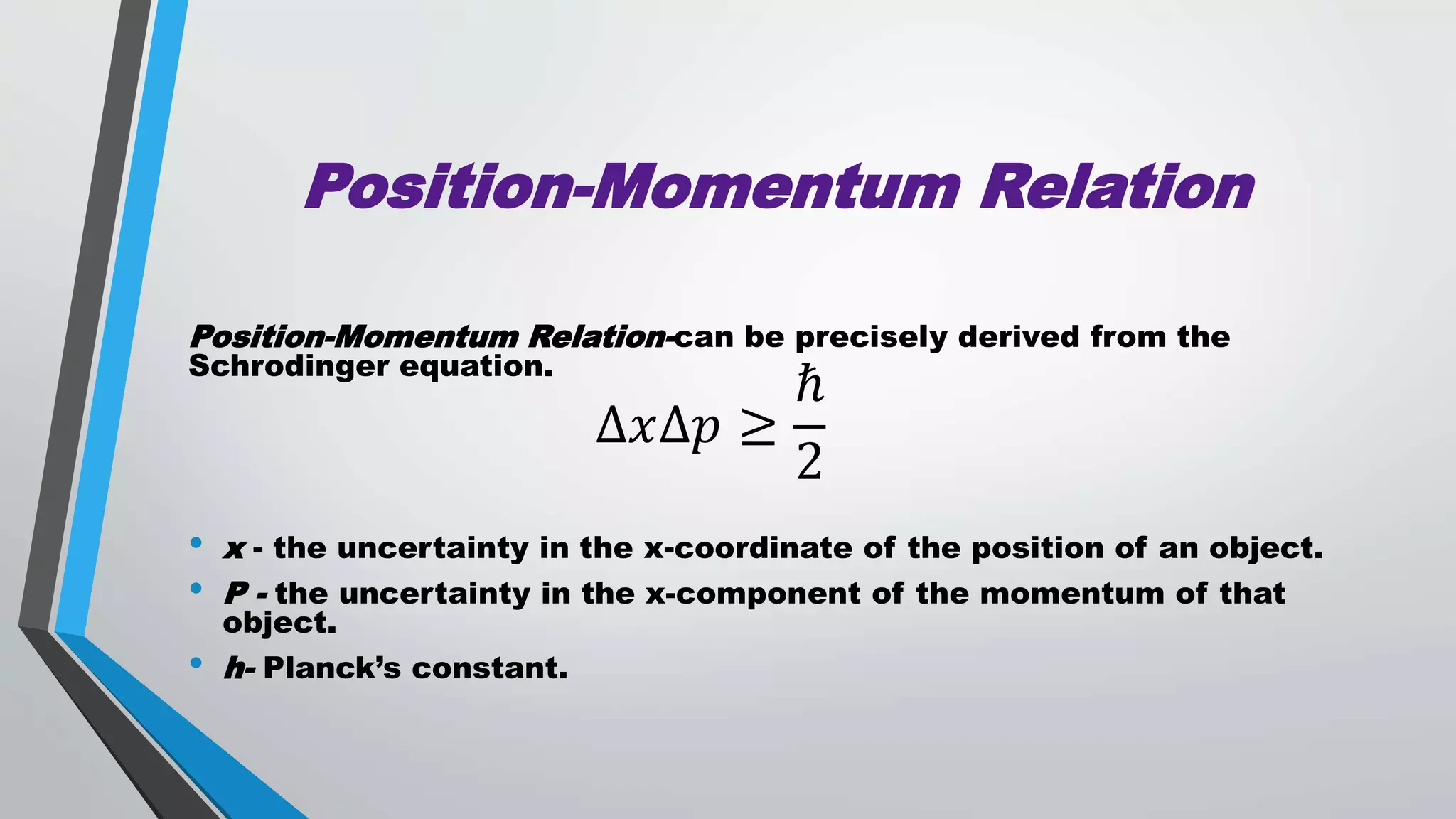 Heisenberg uncertainty principle | PPTX