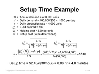 Lean Operations and Concepts Principles of Operations Management, Tenth ...