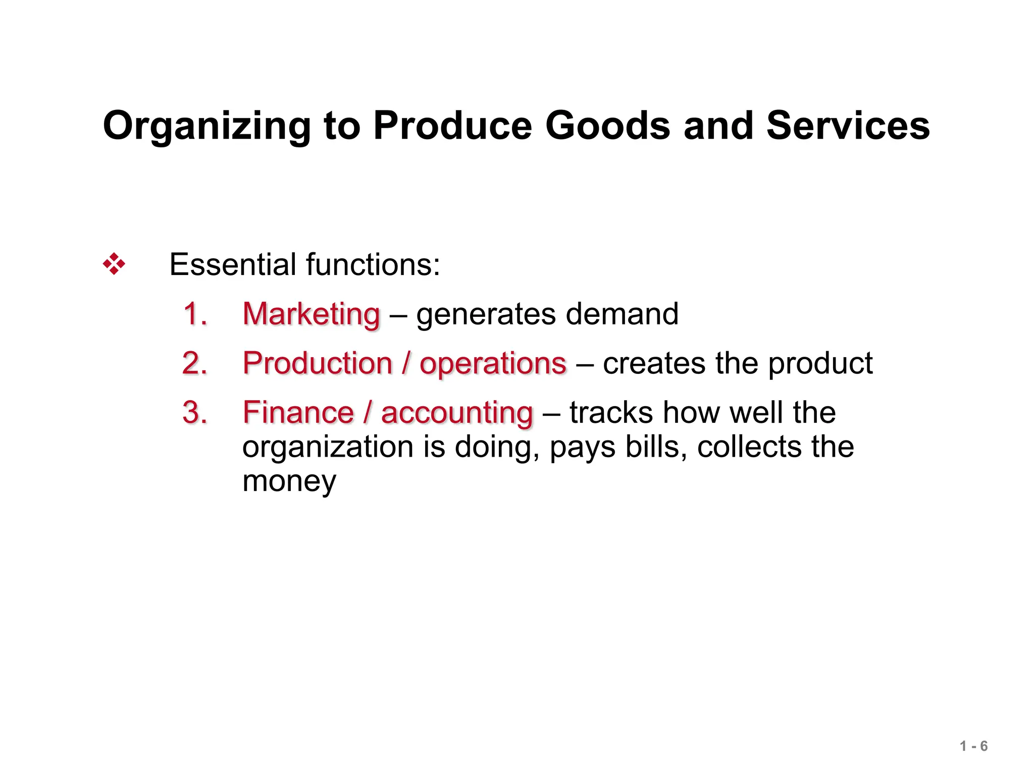 Productions & Operations Management Chapter 01 | PPT