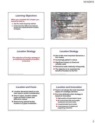 Heizer om10 ch08-location | PDF
