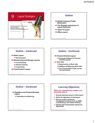 Heizer om10 ch09-layout | PDF