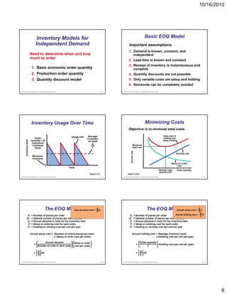 Heizer om10 ch12-inventory | PDF