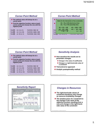 Heizer om10 mod_b-linear programming | PDF
