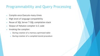 Microsoft Hekaton | PPT