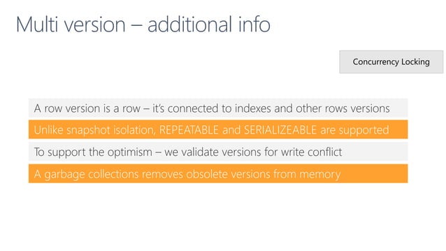 Sql Server In Memory Oltp Introduction Hekaton Ppt