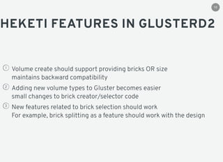 Heketi Functionality into Glusterd2 | PPT