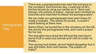 Pomegranate Tree Kite Runner Quotes