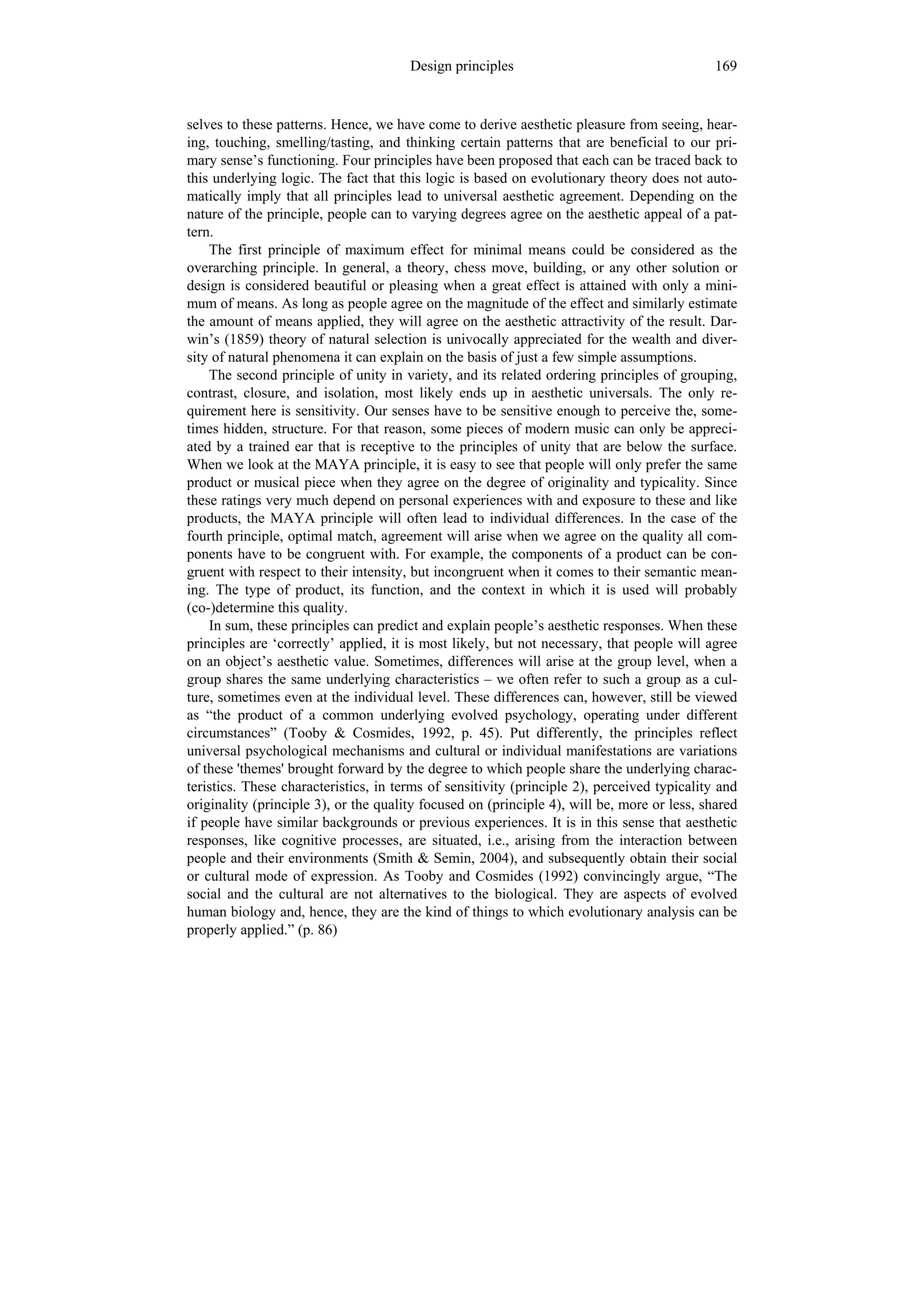 design aesthetics principles of pleasure in design | PDF