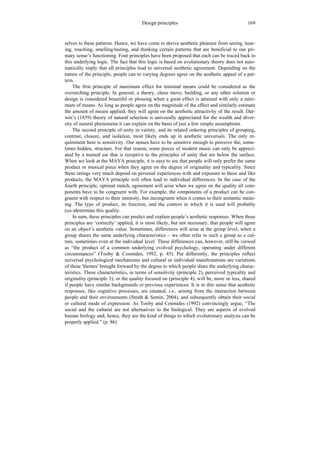 design aesthetics principles of pleasure in design | PDF