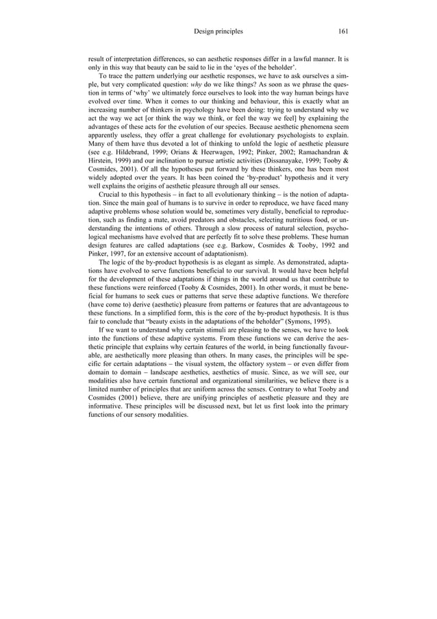 design aesthetics principles of pleasure in design | PDF
