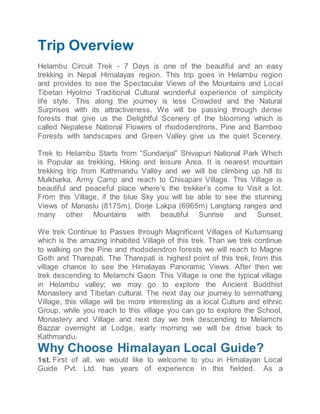 Helambu circuit trek | DOCX