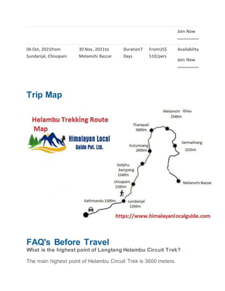 Helambu circuit trek | DOCX