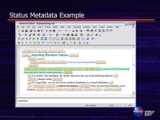 Tracking Workflow with Embedded Metadata | PPT