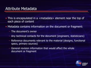 Tracking Workflow with Embedded Metadata | PPT