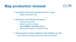 OpenStreetMap in the public sector - case HSL | PPT